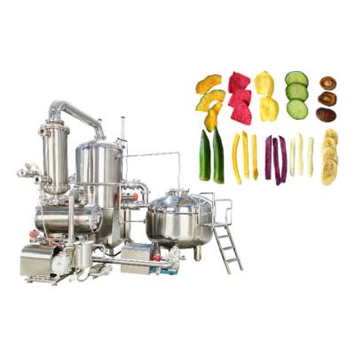 China ANXU 50kg Batch Vacuum Frying Machine 4800×3200×3200mm for Low Oil Banana Chips & Snacks for sale