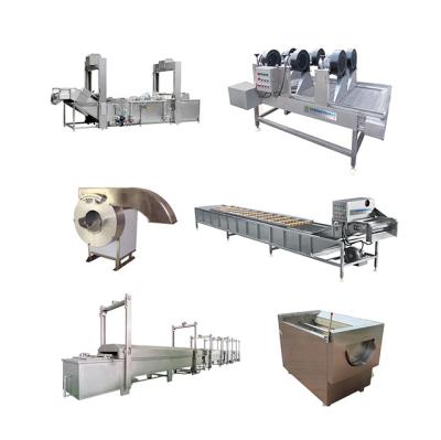 China Industrial Frozen French Fries Production Line Fully Automatic 380V 15KW Energy Saving for sale