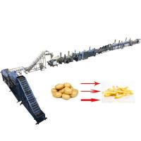 China Industrial French Fries Making Machine Automatic 304 Stainless Steel 380V 15KW for sale