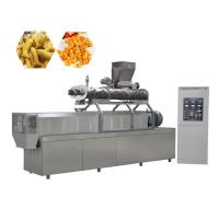 China 1500×2000×3000mm Stainless Steel Corn Puff Production Line with 100-500kg/h Capacity and 380V Power for sale