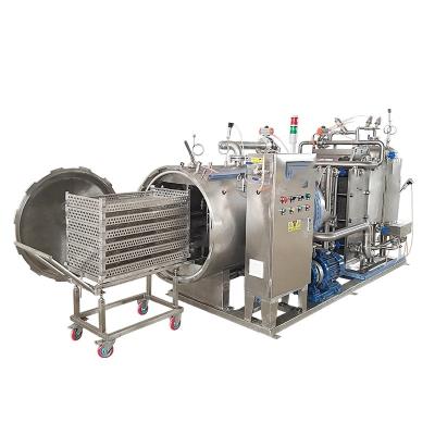 China Horizontal Autoclave Sterilizer Retort 700-1000mm Diameter 45kW 380V for Mushroom Substrate for sale