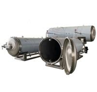 China Horizontal Autoclave Sterilizer Retort 700-1000mm Diameter 45kW 380V for Mushroom Substrate for sale