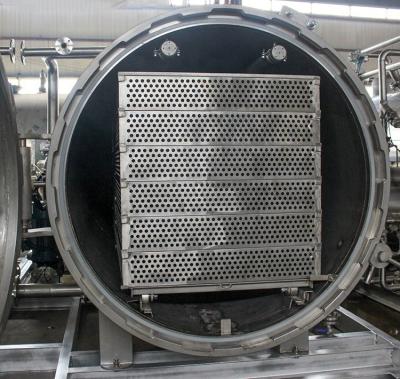 China Industrial Pressure Vacuum Autoclave Retort Sterilizer 700mm 1200mm for Mushroom Cultivation for sale