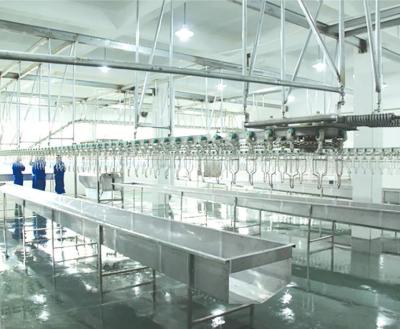 China 7.5KW Automatic Poultry Slaughtering Line 2480×1340×1480mm with 10-400 Head Capacity for sale