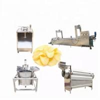 China Industrial French Fries Production Line 500kg/h Potato Chips Making Machine SUS304 Continuous Frying for sale