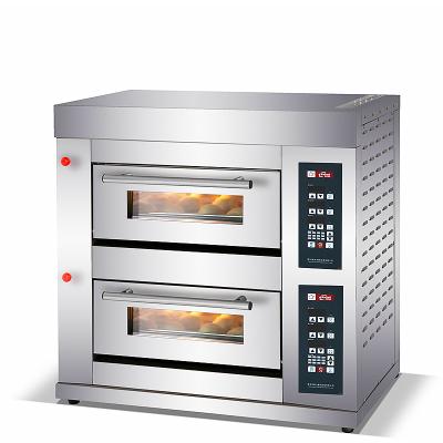 China 450×66×168 cm Industrial Gas Oven 380V 2.5kW High Productivity Bakery Equipment for sale