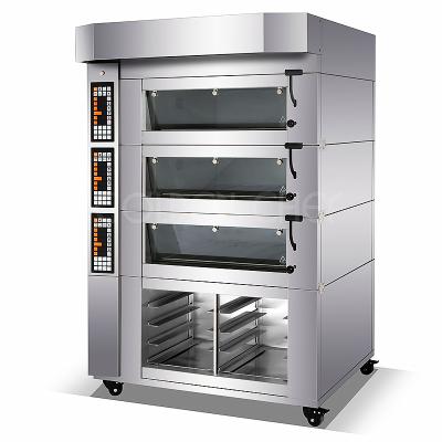 China High Productivity Industrial Gas Baking Oven 450×66×168cm 15KG with 380V Power for Commercial Bakeries for sale