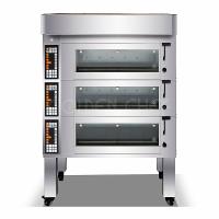 China Professional Stainless Steel Gas Oven for Bakery - 450×66×168 cm, 380V Electric Power with Glass Window for sale