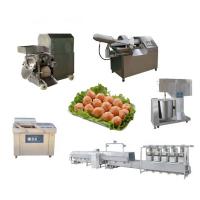 China 1000×400×400mm Stainless Steel Automatic Fish Ball Production Line with Meat Grinder and Forming Machine for sale