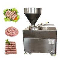 China 1/6 Automatic Sausage Production Line with 300-800kg/H Capacity and Pneumatic Hydraulic Systems for sale