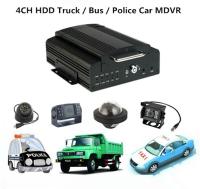 China Black HDD 3g dvr Vehicle Security Camera Systems Support Android & IOS App for sale