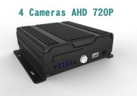 China AHD Mobile Vehicle DVR 4 Cameras In 720p Resolution Support 3G 4G GPS WIFI Optional for sale