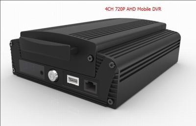 China h.264 4CH standalone 720p Analog HD Car DVR Recorder  with 3G / 4G GPS and WiFi for sale
