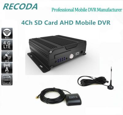 China Dual SD Digital video recorder 4ch bus 4G mdvr support ISO & Android surveillance for sale