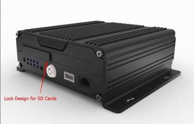 China 4 ch 3G / GPS 720P Analog HD Mobile DVR support Dual SD Card with 128GB storage for sale