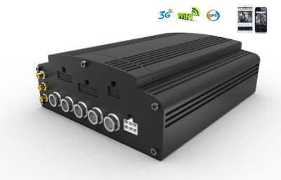China 3G / GPS hard disk Mobile Vehicle DVR supports 4CH 720P AHD with WIFI G-Sensor for sale