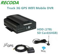 China Hard Disk Truck 3G Mobile DVR Wifi Mdvr Support 1TB Hdd And 64GB Sd Card for sale