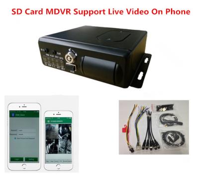 China Four Channels H.264 SD Card Mobile DVR With 4G Wifi G - Sensor GPS for sale