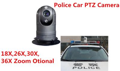 China Vehicle Mounted Police Car PTZ Camera System 36X Dome Infrared Waterproof for sale