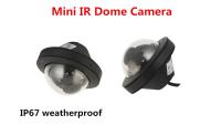 China Mini Infrared Analog Dome Car Mounted Camera Weatherproof 600TVL for sale