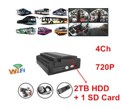 China HDD Car Mobile DVR 2TB Automotive DVR Recorder For Bus Truck for sale