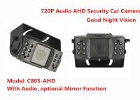 China Audio IR 15m Night Vision 720P AHD Vehicle Mounted Cameras Security Car Camera for sale