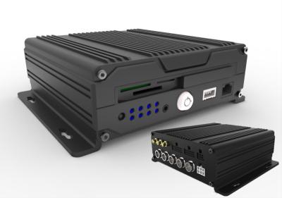China 4CH AHD Vehicle Black Box DVR Google Maps Tracking For Fleet Tracking for sale