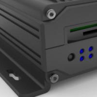 China 4CH AHD Vehicle Black Box DVR Google Maps Tracking For Fleet Tracking for sale