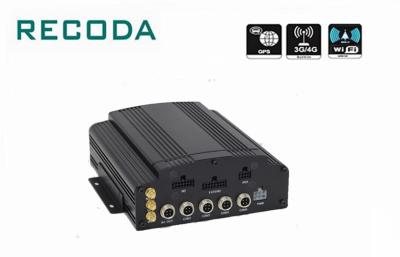China 4CH HDD & SD Card Mirror Records HD Vehicle DVR 720P Analog for sale