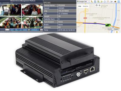 China HD DVR 4CH 720 P 4G Mobile Vehicle DVR GPS Tracking 12V Car CCTV for sale