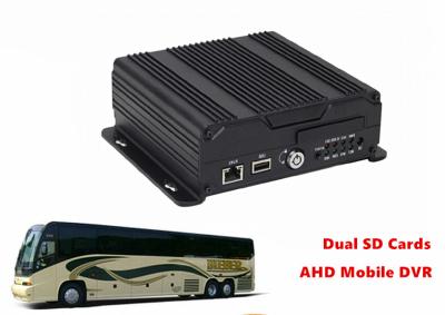 China Live View Video Dual SD Card Mobile DVR 4G GPS WIFI 4CH AHD 720P Recording for sale