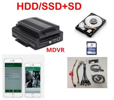 China HDD / SSD 720P AHD Mobile DVR With 4G WIFI For Real - time monitoring for sale