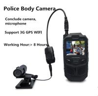 China 3G Portable Police Body Worn Camera With Microphone Mini Hidden Camera System for sale