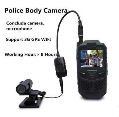 China 3G Portable Police Body Worn Camera With Microphone Mini Hidden Camera System for sale