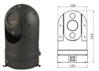 China Waterproof  Vessel Vehicle Mounted PTZ Camera Long Range IR Distance 60M for sale