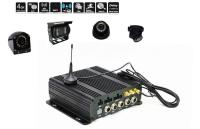 China Dual SD Card Mobile DVR Ahd 720P Mobile DVR 3G / 4G WIFI GPS Realtime Monitoring Car DVR for sale