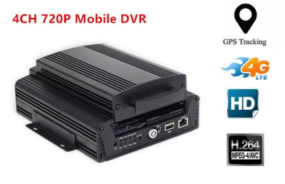China 4CH AHD 720P Hard Disk 3G Mobile DVR WIFI Car Dvr Recorder With G-sensor GPS for sale