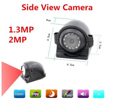 China 1.3 Megapixels Side View video camera mounts for cars With IR , Night Vision for sale