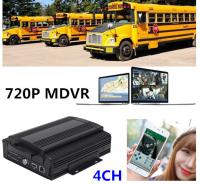 China 720P MDVR HDD 4 channel mobile dvr With 3G Real Time Tracking For School Bus for sale