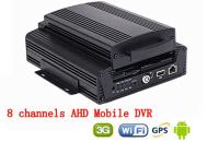 China 8 Channel 3G Mobile DVR Linux OS 3G 4G GPS WIFI Live View GPS Tracking Support for sale
