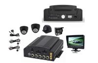 China SD HDD WIFI GPS Tracking 3G / 4G 4 Camera Car DVR Support AHD Camera for sale