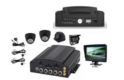 China SD HDD WIFI GPS Tracking 3G / 4G 4 Camera Car DVR Support AHD Camera for sale