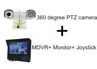 China High Speed 100M IR Distance Car PTZ Camera With 3G GPS MDVR Monitor Joystick for sale