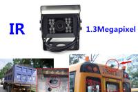 China Infrared Metal Black Car Reversing Camera Rear View 1.3 Megapixel Waterproof for sale