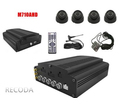 China 4G Hard Disk Vehicle Mobile DVR 4 Channel M710 AHD , 3G WIFI Real time Video Recorder for sale