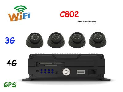 China Recoda C802 Dome in car cameras / AHD WIFI , 3G , 4G , GPS car Mounted Camera for sale