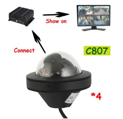 China Recoda C807 1080P AHD Mini Dome IP68 Truck Reversing Camera weatherproof with fixed lens for sale