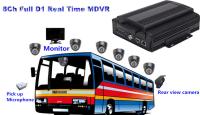 China 8 Channel Full D1 HDD Bus Mobile DVR3G / 4G MDVR Support GPS Tracking for sale