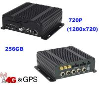 China School Bus 4 Cameras vehicle video recorder With Free Mobile Phone APP , 4G GPS 720P MDVR for sale