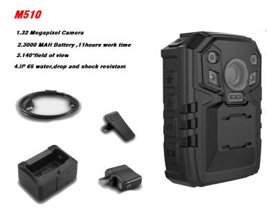 China Law Enforcement Body Worn Video Camera IP65 , One Touch Recording 4G WIFI GPS Optional for sale